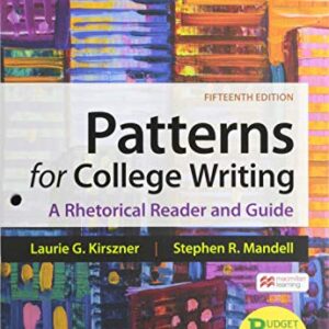 Loose-leaf Version for Patterns for College Writing: A Rhetorical Reader and Guide