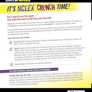 CliffsNotes NCLEX-RN Cram Plan: Illustrated Edition (CliffsNotes Cram Plan)