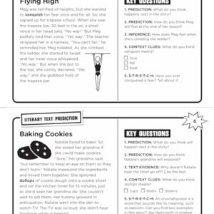 100 Task Cards: Literary Text: Reproducible Mini-Passages With Key Questions to Boost Reading Comprehension Skills