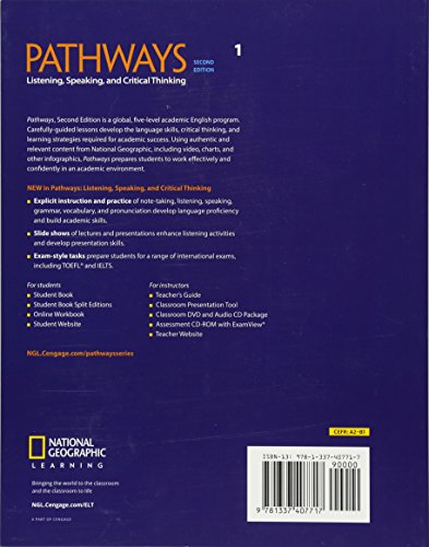 Pathways: Listening, Speaking, and Critical Thinking 1