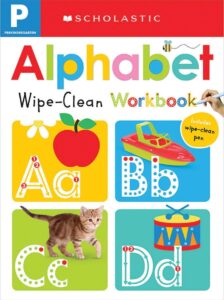 pre-k alphabet wipe-clean workbook: scholastic early learners (wipe-clean)