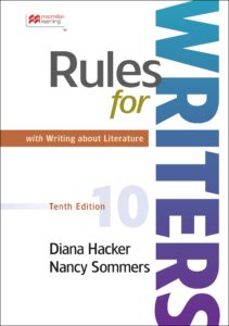 rules for writers with writing about literature (tabbed version)