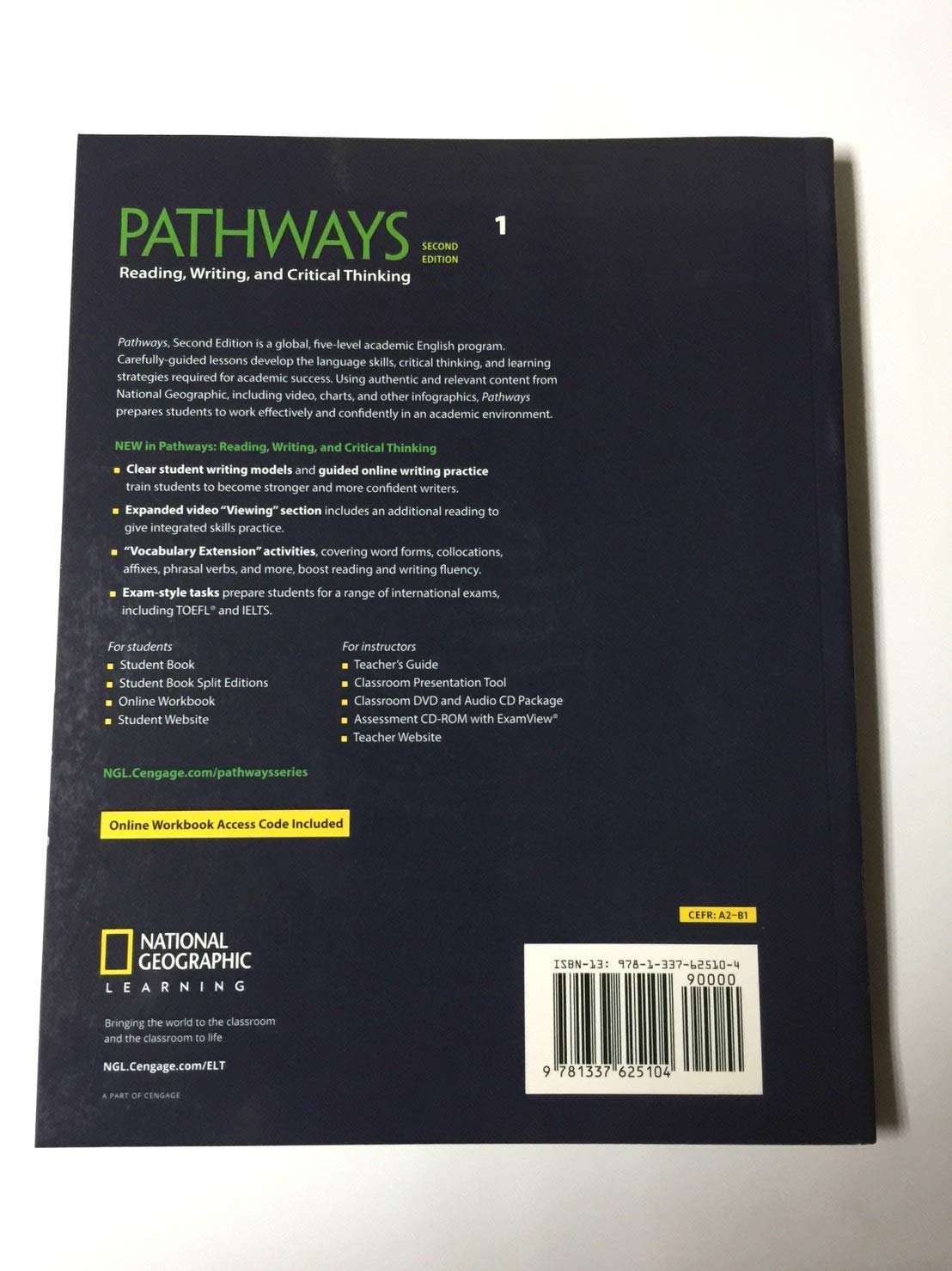 Pathways: Reading, Writing, and Critical Thinking 1: Student Book/Online Workbook