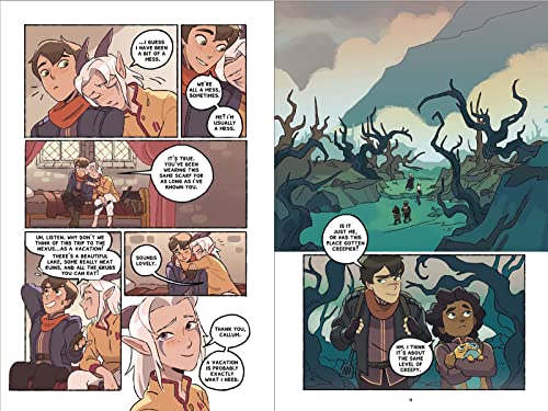 Through the Moon: A Graphic Novel (The Dragon Prince Graphic Novel #1)