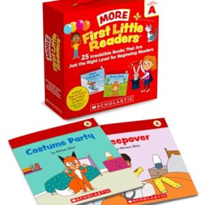 Scholastic First Little Readers: More Guided Reading Level A Books, Set of 25 Books