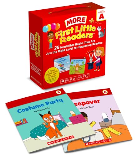 Scholastic First Little Readers: More Guided Reading Level A Books, Set of 25 Books