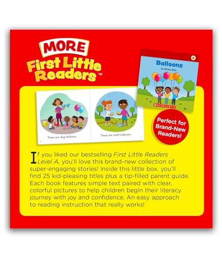 Scholastic First Little Readers: More Guided Reading Level A Books, Set of 25 Books