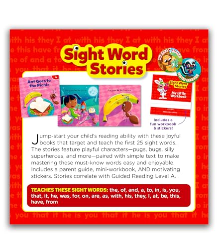 Sight Word Stories: Guided Reading Level A: Fun Books That Teach 25 Sight Words to Help New Readers Soar (Scholastic Guided Reading Level a)