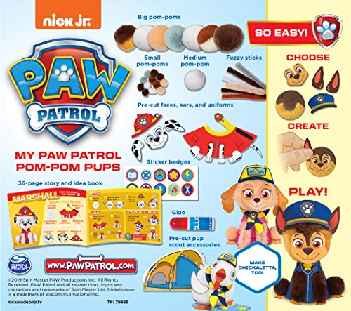 Klutz My PAW Patrol Pom-Pom Pups Jr. Craft Kit Brown/a