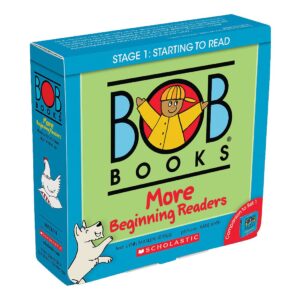 bob books - more beginning readers box set | phonics, ages 4 and up, kindergarten (stage 1: starting to read)