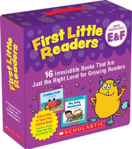 first little readers: guided reading levels e & f (parent pack): 16 irresistible books that are just the right level for growing readers