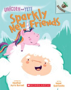 sparkly new friends: an acorn book (unicorn and yeti #1)