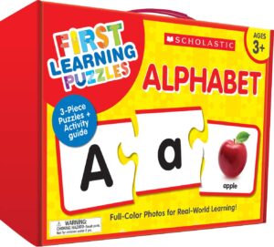 scholastic teaching resources (teaching strategies) first learning puzzles: alphabet