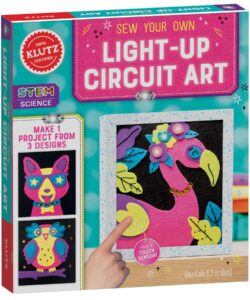 klutz sew your own light-up circuit art craft & science kit