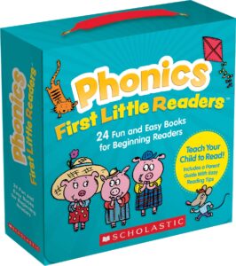 scholastic sc-709265 phonics first little readers (parent pack), 24 titles