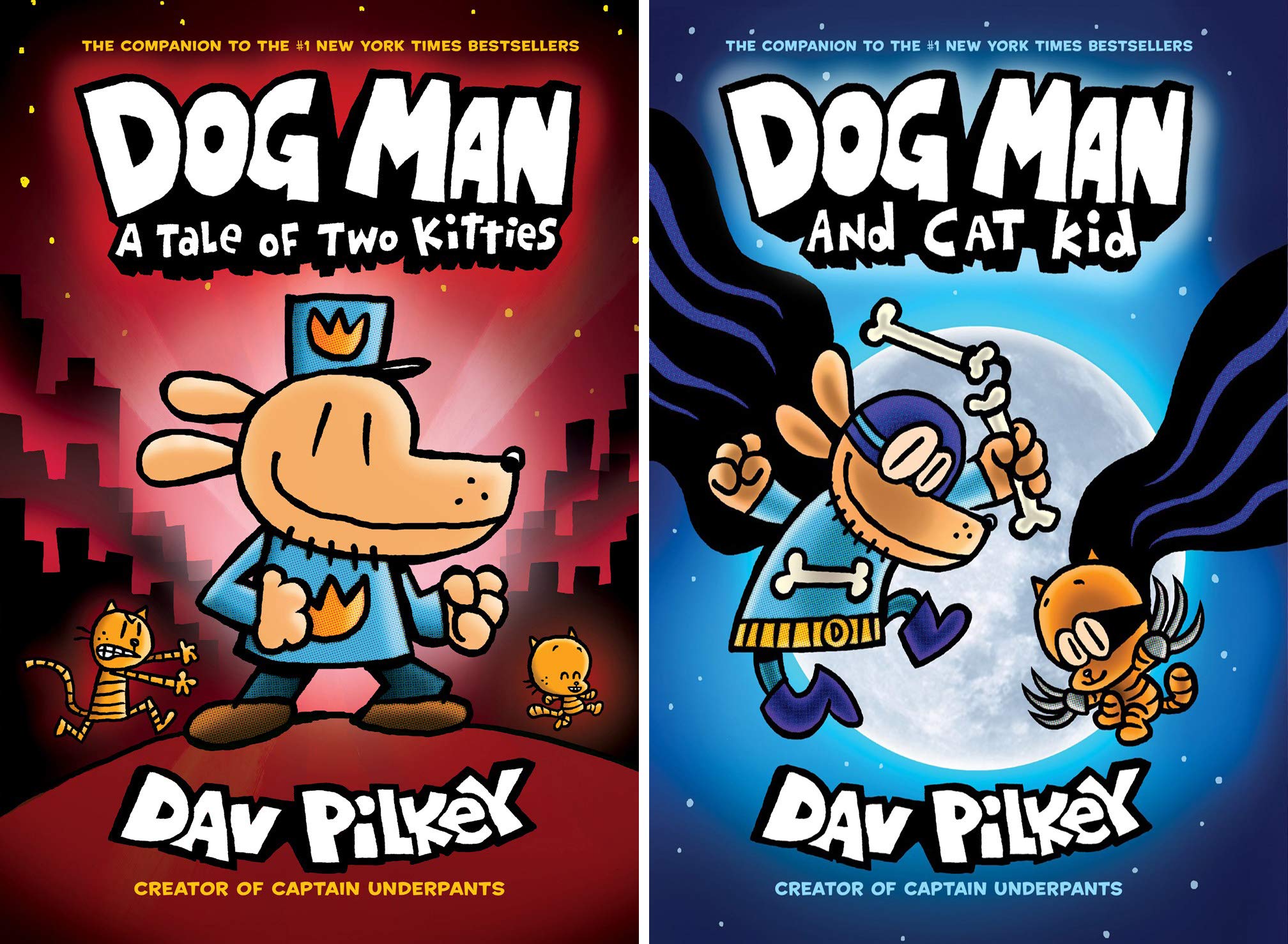 Dog Man Books Series Set 1-10