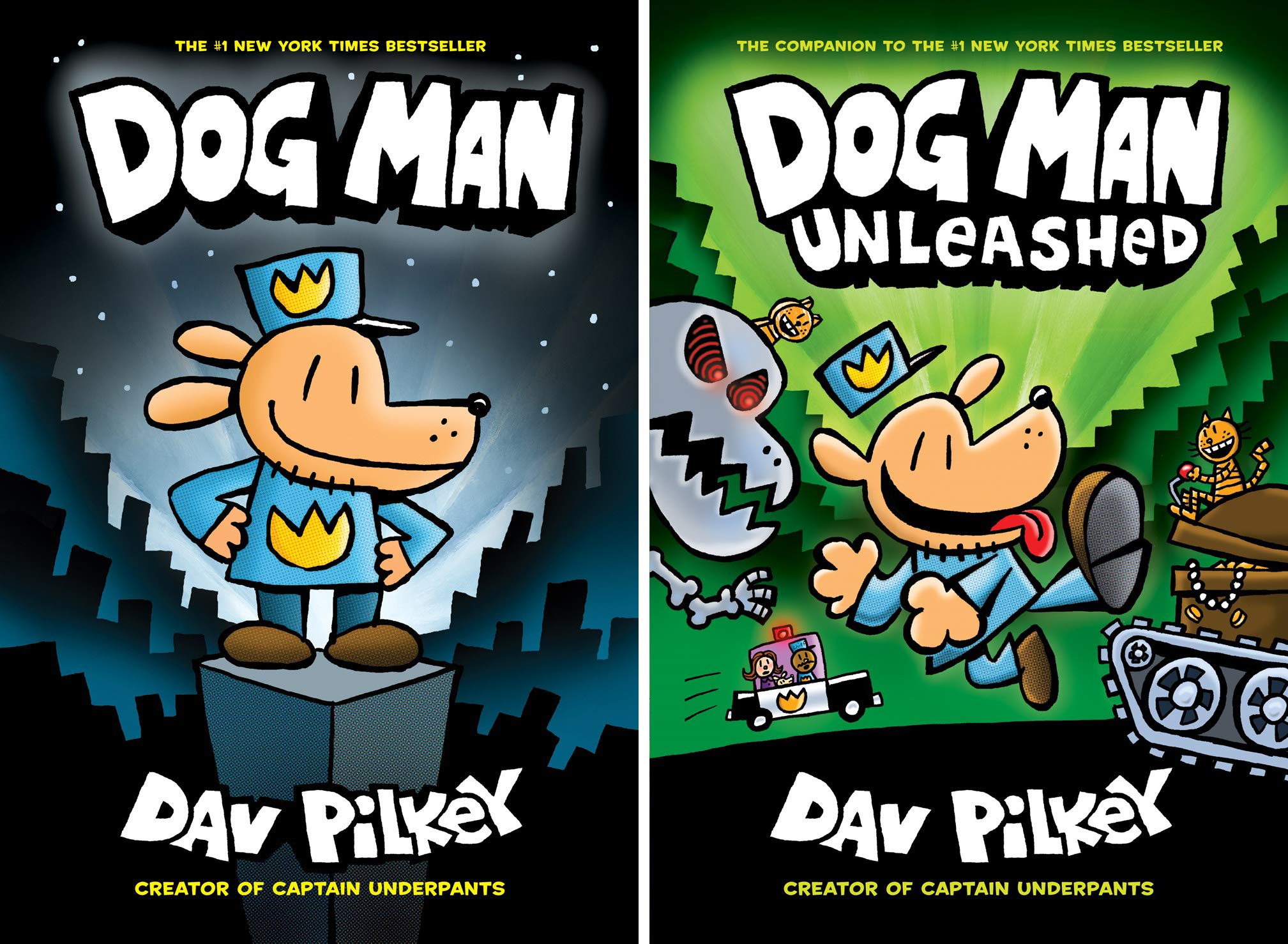 Dog Man Books Series Set 1-10