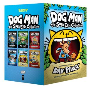 dog man: the supa epic collection: from the creator of captain underpants (dog man #1-6 box set)