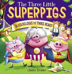 the three little superpigs and goldilocks and the three bears