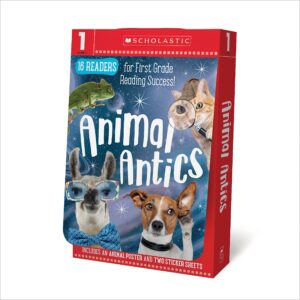 animal antics e-j first grade reader box set: scholastic early learners (guided reader)