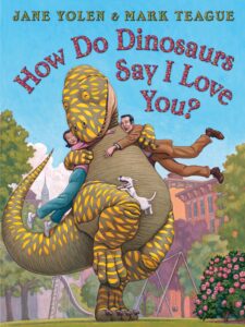 how do dinosaurs say i love you?