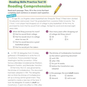 Scholastic Success with Reading Tests Grade 5 Workbook