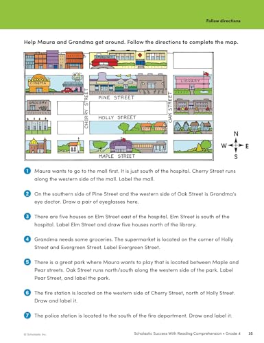 Scholastic Success with Reading Comprehension Grade 4 Workbook