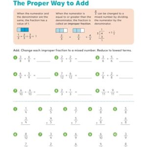 Scholastic Success with Fractions Grade 4 Workbook