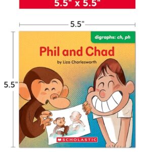 Scholastic Laugh-A-Lot Phonics: Blends & Digraphs (Parent Pack) Boxed Set, Paperback, 12 per Pack (SC-736582)