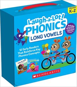 laugh-a-lot phonics: long vowels (parent pack): 12 engaging books that teach key decoding skills to help new readers soar