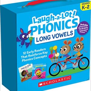 Laugh-A-Lot Phonics: Long Vowels (Parent Pack): 12 Engaging Books That Teach Key Decoding Skills to Help New Readers Soar