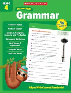 scholastic success with grammar grade 4 workbook