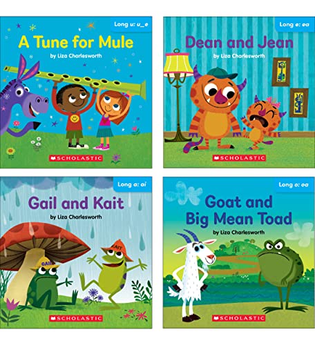 Laugh-A-Lot Phonics: Long Vowels (Parent Pack): 12 Engaging Books That Teach Key Decoding Skills to Help New Readers Soar