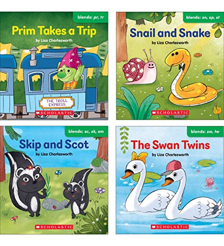 Scholastic Laugh-A-Lot Phonics: Blends & Digraphs (Parent Pack) Boxed Set, Paperback, 12 per Pack (SC-736582)