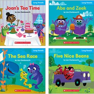 Laugh-A-Lot Phonics: Long Vowels (Parent Pack): 12 Engaging Books That Teach Key Decoding Skills to Help New Readers Soar