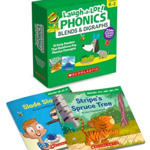 Scholastic Laugh-A-Lot Phonics: Blends & Digraphs (Parent Pack) Boxed Set, Paperback, 12 per Pack (SC-736582)