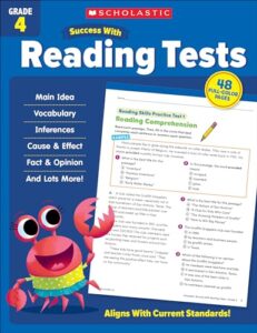 scholastic success with reading tests grade 4 workbook