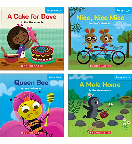 Laugh-A-Lot Phonics: Long Vowels (Parent Pack): 12 Engaging Books That Teach Key Decoding Skills to Help New Readers Soar