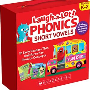 Laugh-A-Lot Phonics: Short Vowels (Parent Pack): 12 Engaging Books That Teach Key Decoding Skills to Help New Readers Soar