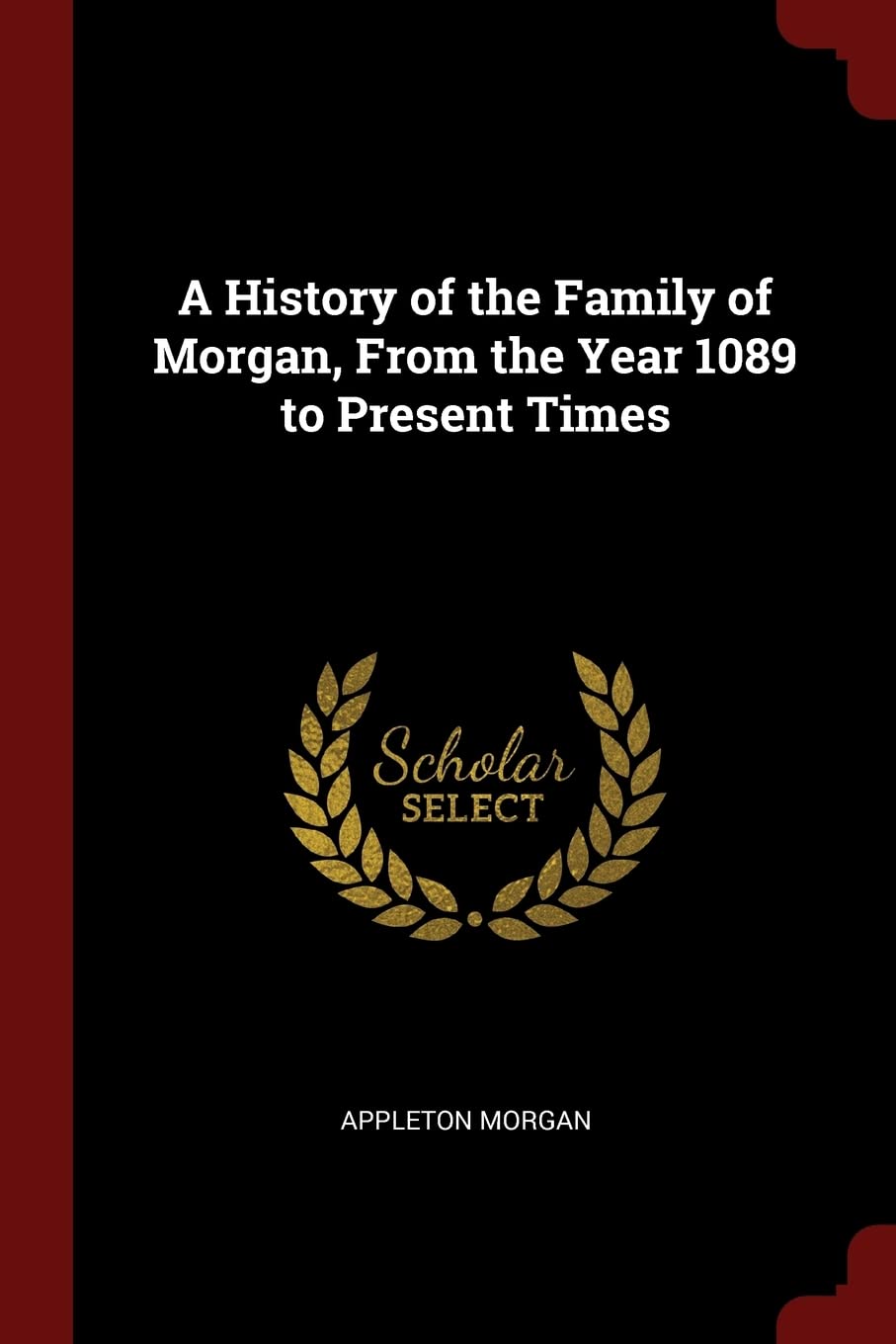 A History of the Family of Morgan, From the Year 1089 to Present Times