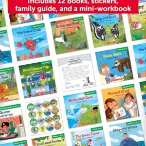 Scholastic Laugh-A-Lot Phonics: Blends & Digraphs (Parent Pack) Boxed Set, Paperback, 12 per Pack (SC-736582)