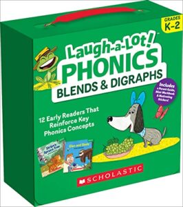 scholastic laugh-a-lot phonics: blends & digraphs (parent pack) boxed set, paperback, 12 per pack (sc-736582)