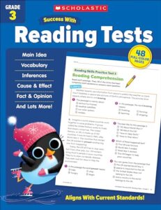 scholastic success with reading tests grade 3 workbook