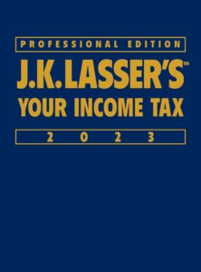 j.k. lasser's your income tax 2023: professional edition (j.k. lasser's your income tax professional edition)