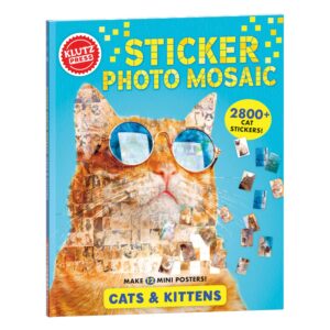 klutz sticker photo mosaic: cats & kittens small