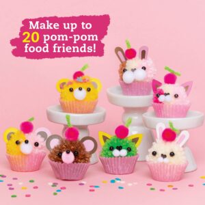 KLUTZ Mini Pom-Pom Food Animals Craft Kit