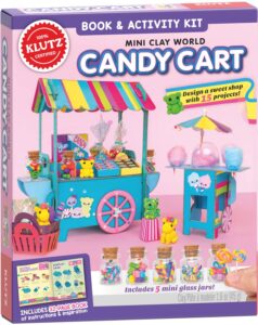 klutz mini clay world candy cart craft kit