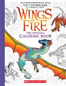 official wings of fire coloring book