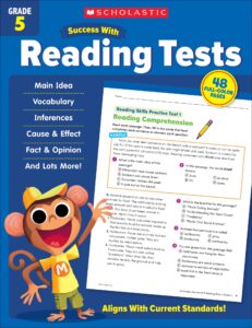 scholastic success with reading tests grade 5 workbook