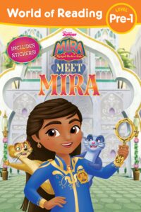 world of reading: mira, royal detective meet mira-level pre-1 reader with stickers